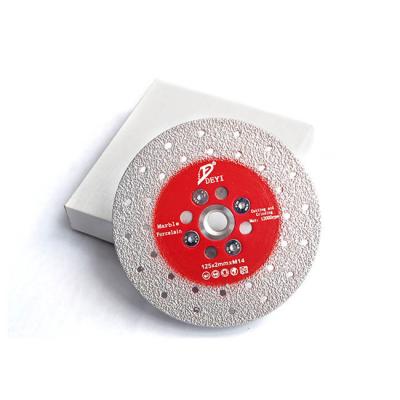 China Deyi Dry Wet Dual Side Diamond Saw Blade 125mm Vacuum Brazed for sale