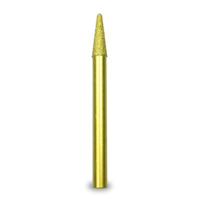 China Deyi 2mm Tip CNC Diamond Tip Drag Tool Bit Vacuum Brazed for sale