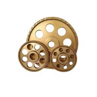 China Abrasive Tool 25/30 30/35 Iron Diamond Grinding Wheel Vacuum Brazed for sale