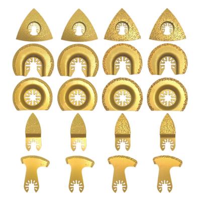 China Deyi Golden Oscillating Saw Tile Concrete Blade 35mm To 88mm for sale