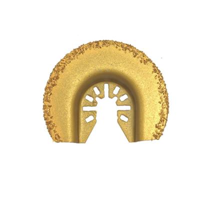 China Brazed 64mm Oscillating Saw Grout Blade With Alloy Grit for sale