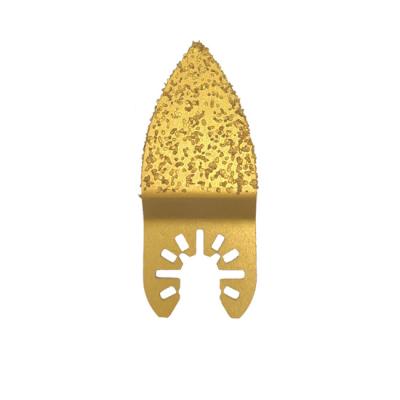 China Brazed Oscillating Saw Metal Concrete Blade With Alloy Grit for sale
