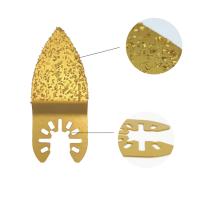 China Brazed Oscillating Saw Metal Concrete Blade With Alloy Grit for sale
