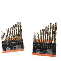 China Stainless Steel 160mm Cobalt Twist Alloy Drill Bit Set 13pcs/ Set for sale