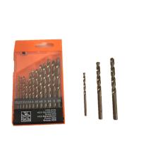 China Stainless Steel 160mm Cobalt Twist Alloy Drill Bit Set 13pcs/ Set for sale
