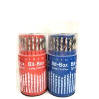 China Barrel Cobalt High Speed Steel Twist Alloy Drill Bit 19pcs 1-10mm for sale