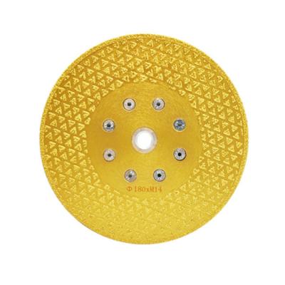 China 180mm Vacuum Brazed Porcelain Tile Grinding Cutting Disc CE for sale