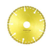 China Vacuum Brazed 5 Inch Cutting Black Diamond Saw Blades 8mm Segment for sale