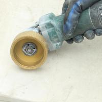 China Marble 75mm Hand Diamond  Grinding Wheel Flate Vacuum Brazed for sale