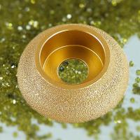 China 10mm 15mm 20mm Quartz Grinding Vacuum Brazed Diamond Cup Wheel Dia 75mm for sale