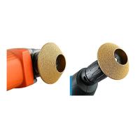 China 10mm 15mm 20mm Wet Stone Grinding Tile Profile Wheel Vacuum Brazed for sale