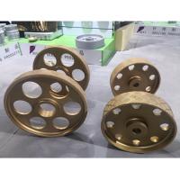 China Abrasive Tool 25/30 30/35 Iron Diamond Grinding Wheel Vacuum Brazed for sale