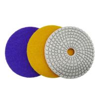 China Thickness 3mm Resin Diamond Polishing Pad For Polishing 100mm 125mm for sale