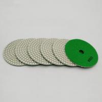 China 100mm Wet Flexible Granite Polishing Diamond Wet Pad Grit Size 50 100 200 for sale