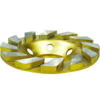 China Sintered Turbo Stone Cup Grinding Wheels For Granite 6104 for sale