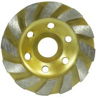 China Sintered Turbo Stone Cup Grinding Wheels For Granite 6104 for sale