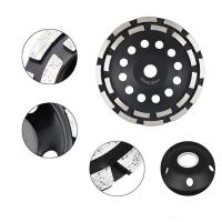 China 7 Inch 180mm Grinding Diamond Cup Wheel  Double Row Abrasive Disc for sale
