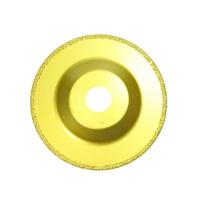 China 125mm 180mm 230mm Diamond Cup Stone Grinding Wheel Disc Vacuum Brazed for sale