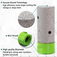 China 25mm Stone Diamond Router Bit Multi Purpose Grinding M14 5/8-11 Thread for sale