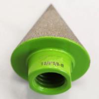 China Chamfer 35mm Granite Porcelain Tile Router Bits M14 Thread for sale