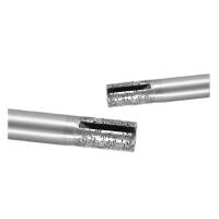 China 10mm Groved Diamond Drag Engraving CNC Router Bits For Granite 75mm for sale
