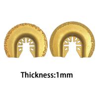 China Deyi Golden Oscillating Saw Tile Concrete Blade 35mm To 88mm for sale