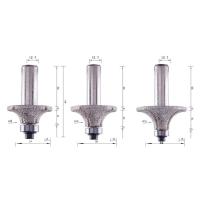 China Grinding Masonry Diamond Finger Milling Bit For Quartz 66mm for sale