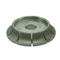 China Silver 40mm Dry Use Diamond Grinding Wheel Disc Slotting for sale