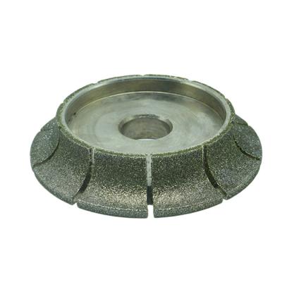 China Silver 40mm Dry Use Diamond Grinding Wheel Disc Slotting for sale