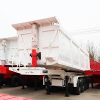 China High Capacity 30-100 Tons Rear 3 4 5 6 Axles Tipping Trailers Tipper Dump Semi Truck Trailer for sale