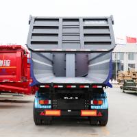 China 40cbm 60 Cubic Meter Electric Energy Tractor Hydraulic End Rear Tipper Dump Semi Trailer for sale