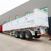 China 5 Seats Automatic Tipper Semi Trailer for Bulk Cement Transportation for sale