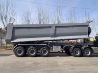 China 351-450hp Horsepower Front Lifting Style Hydraulic Tipping Trailer for Rear End Dump for sale