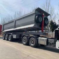 China 006 3axle 4axle Large Capabilities End Dumper Tipper Truck Trailer U-Shape Dump Semi Trailer for sale