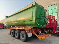 China 35cbm U Shape Rear Hydraulic Dump Truck Tipping Semi Trailer for Automatic Transmission for sale