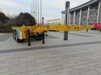 China One Years After-sales Service 40FT Flatbed Skeleton Semi Trailer for Organic Tank Container for sale