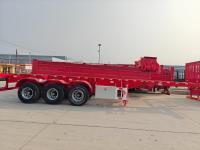 China One Years After-sales Service 40FT Flatbed Skeleton Semi Trailer for Organic Tank Container for sale