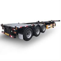 China One Years After-sales Service 40FT Flatbed Skeleton Semi Trailer for Organic Tank Container for sale