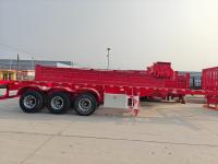 China One Years After-sales Service 3 Axles 40FT Skeleton Container Semi Trailer Tread 1820mm for sale