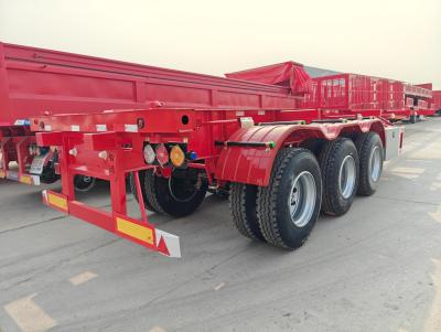 China 13 Meters 3 Axles 40FT 50 Ton Container Skeleton Semi Trailer Steel for Customization for sale