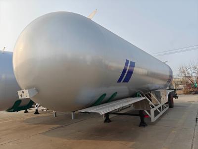 China 3 Axle LPG Tanker Truck Trailers Sengl Tank Semi Trailer for Your Transportation Needs for sale