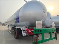 China 3 Axles Gas Transport 61.9 M3 Semi-Trailer for LPG ABS Anti-lock Braking System Included for sale