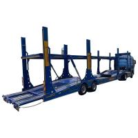 China Self-dumping 6 Units Double Deck Auto Hauler Car Carrier Car Transport Semi Trailers for sale