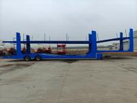 China SUV Electric Car Loading Trailers 3 Axles Car Carrier Tuck Trailer Tire Number 12 for sale