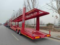 China 2 Axles Car Carrier Trailer for Transporting 8 Cars in Russia Dependable and Durable for sale