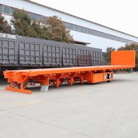 China 80t 100 Tons Low Loader Heavy Duty Excavator Transport Trailer Truck Semi Trailers for sale