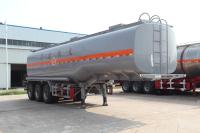 China Customization 50T Load Capacity 3 Axle 42000L Stainless Steel Fuel Oil Tank Semi Trailer for sale
