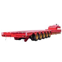 China Lowbed Trailer with Winch Lowboy Trailer 13000x2500-3000x1650mm Not Self-dumping for sale