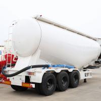 China Grade Heavy Duty 2 3 4 Axle Powder Transporting Bulk Cement Tanker Fly Ash Semi Trailer for sale