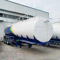 China Offroad Tanker Semi Trailer 3 Axles LPG Tanker Trailer with Vapour Recovery Valve 2 PCS for sale